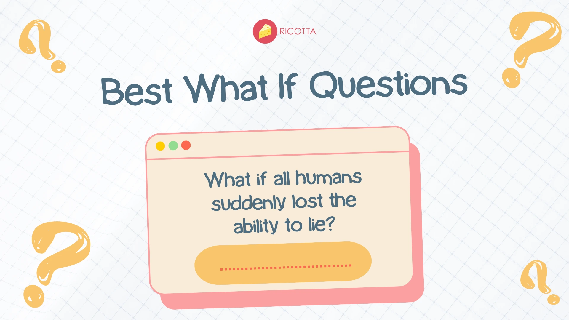 180 Funny What If Questions For Friends Couples Coworkers